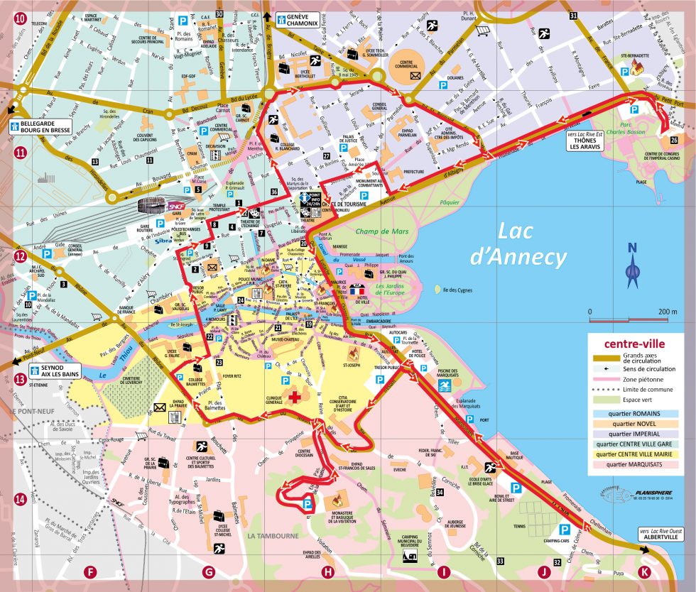 Interesting points - Annecy City Tour